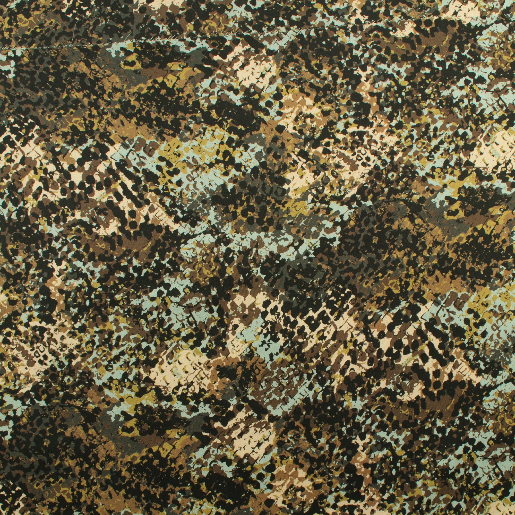 Rayon Satin Print - AROMA - 001 - Chocolate – Fabricville