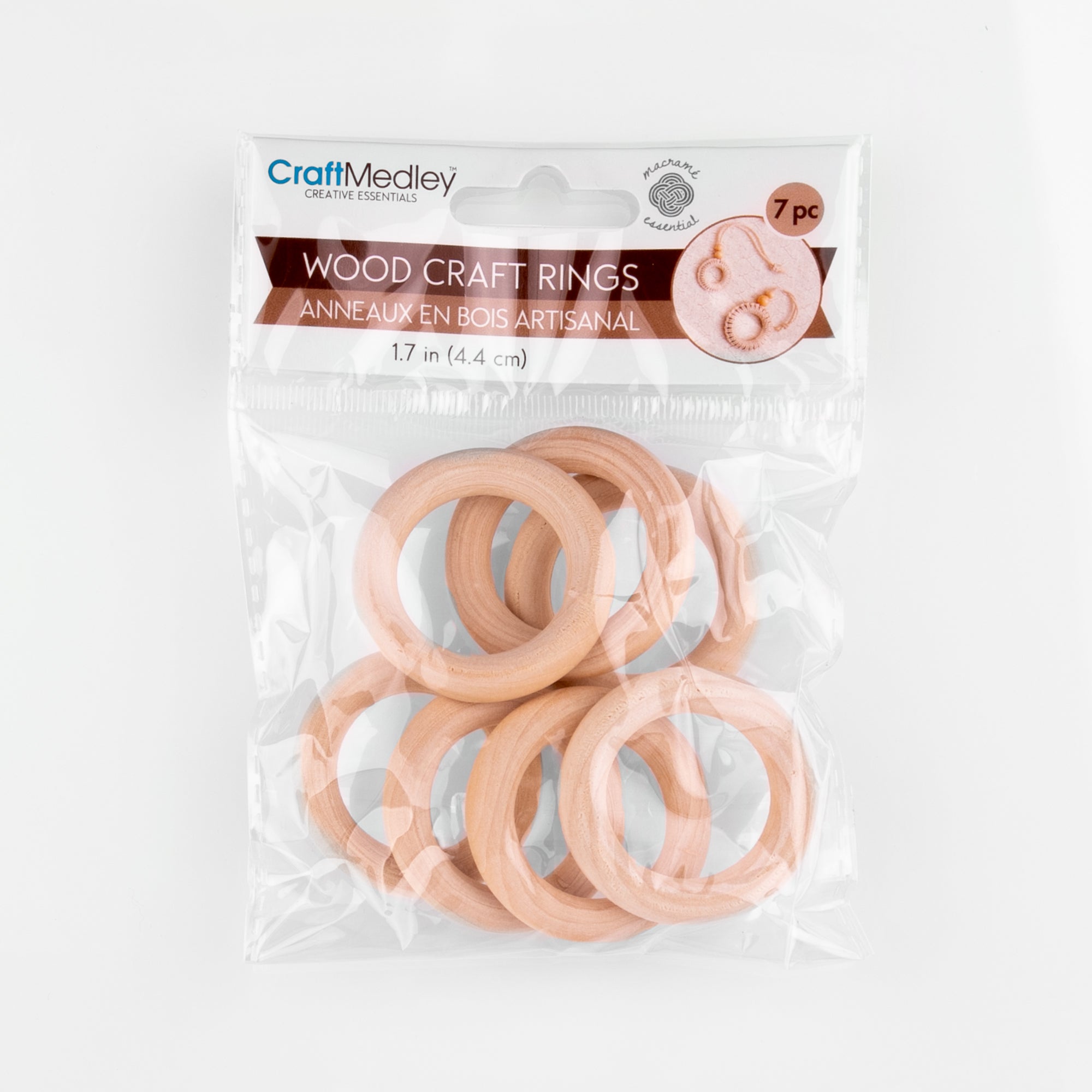 WOOD CRAFT RINGS - 45mm – Fabricville