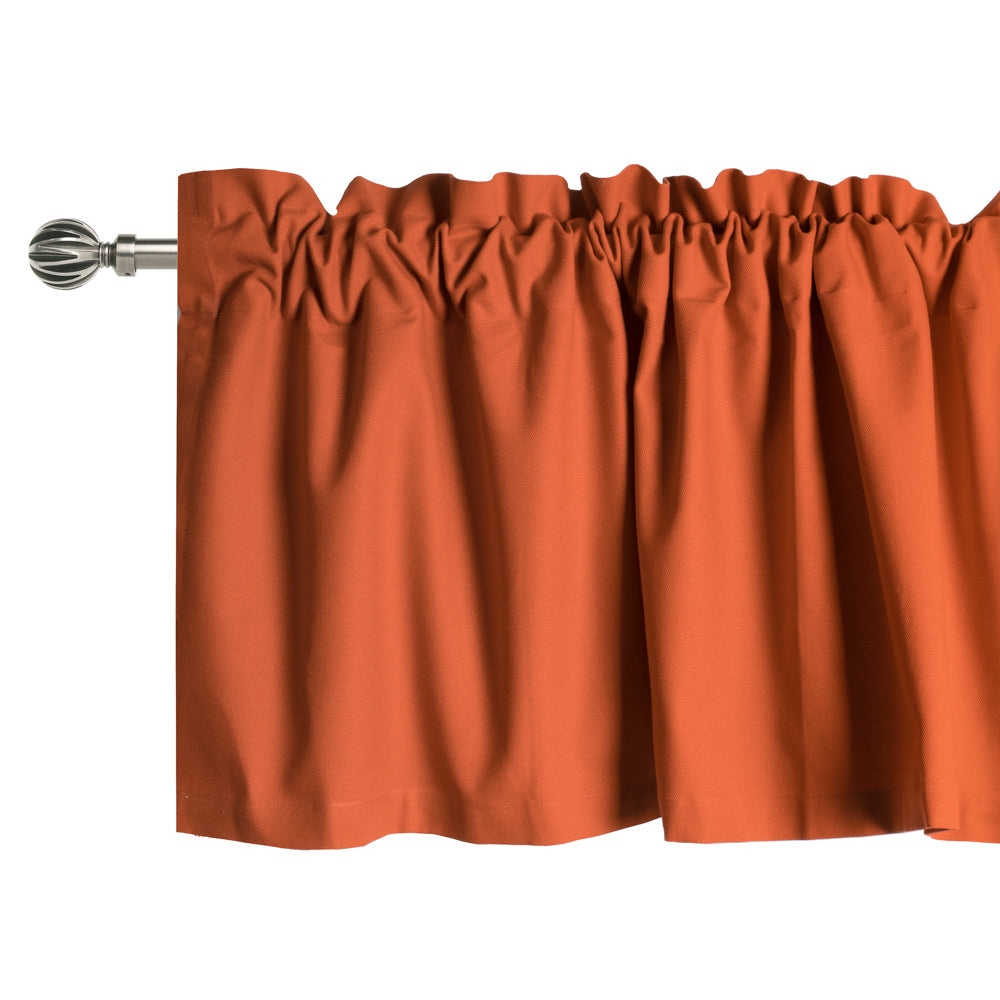 Rod Pocket Valance - Lyons - Rust - 52 x 16'' – Fabricville