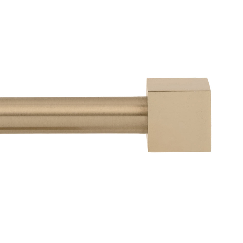 Apollo - Metal rod set - Brushed Gold – Fabricville