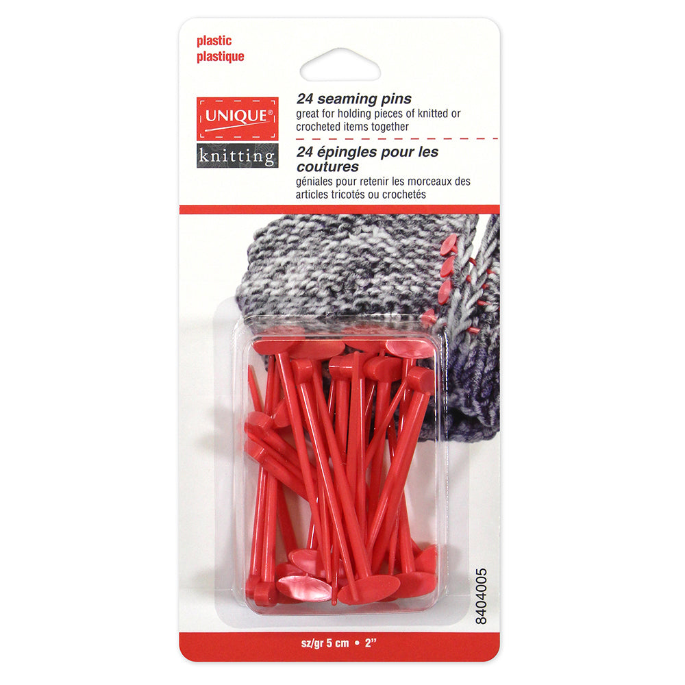UNIQUE KNITTING Seaming Pins - 24 pcs – Fabricville