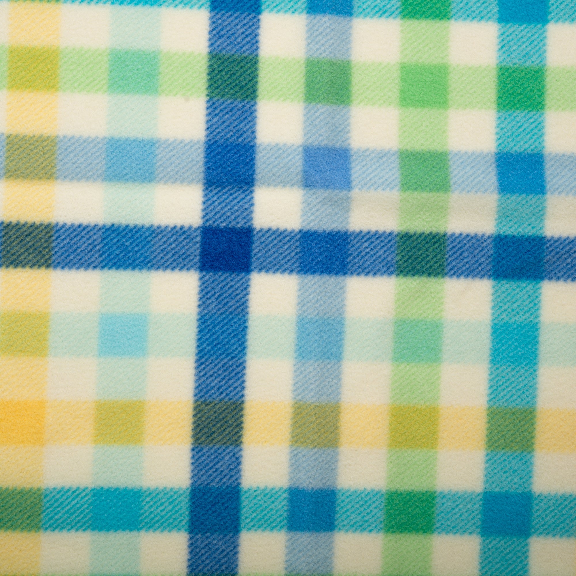 Anti Pill Fleece Print - SLIPPY - Plaids - Yellow – Fabricville