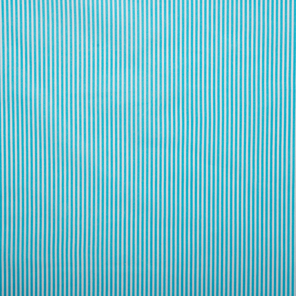Just Basic 4 - Stripes - Turquoise – Fabricville