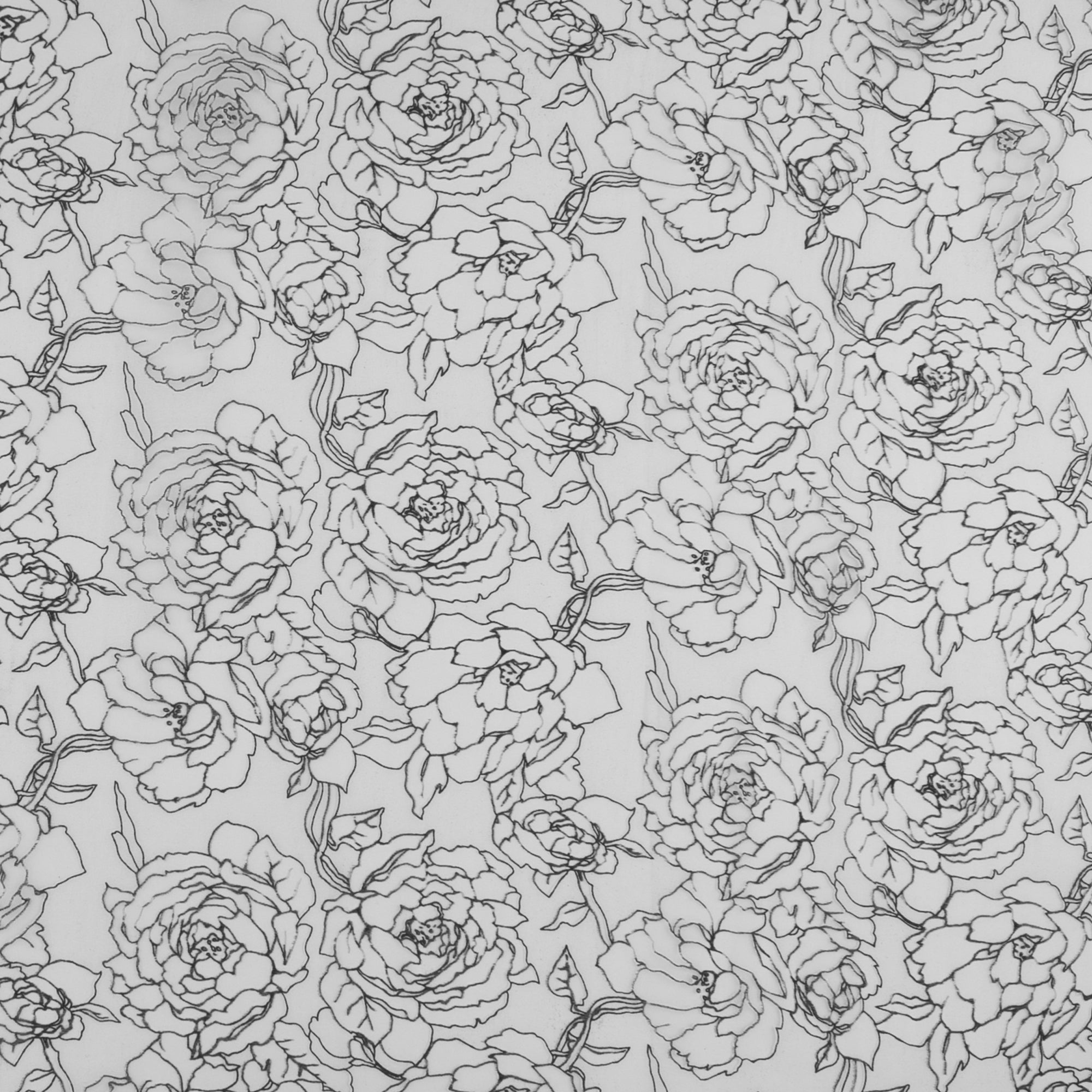 Organdi Imprimé à Motif Dévoré - JACQUELINE - Noir et Blanc – Fabricville