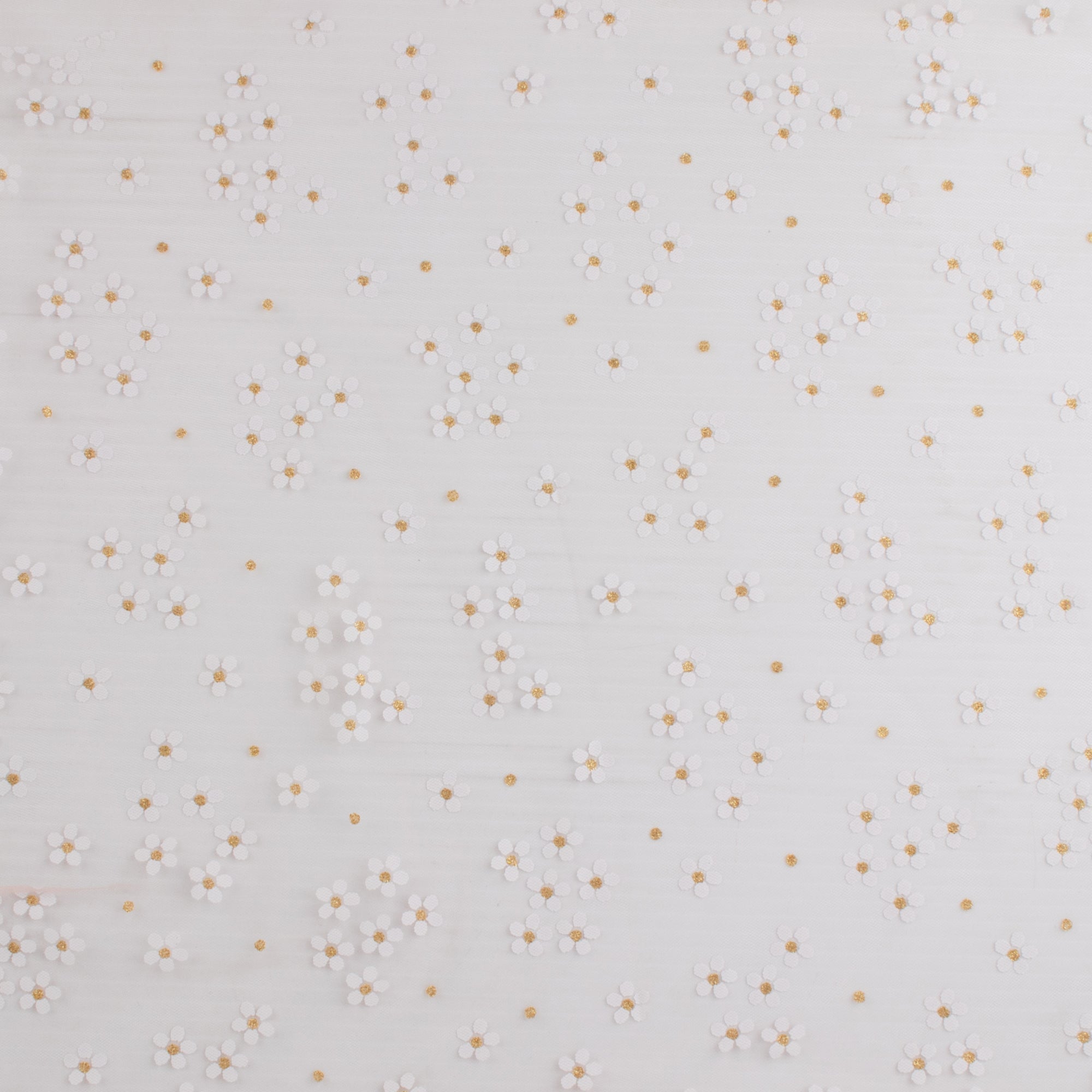 Mesh with daisy lacquer print - WHIMSICAL - 005 - Peach – Fabricville