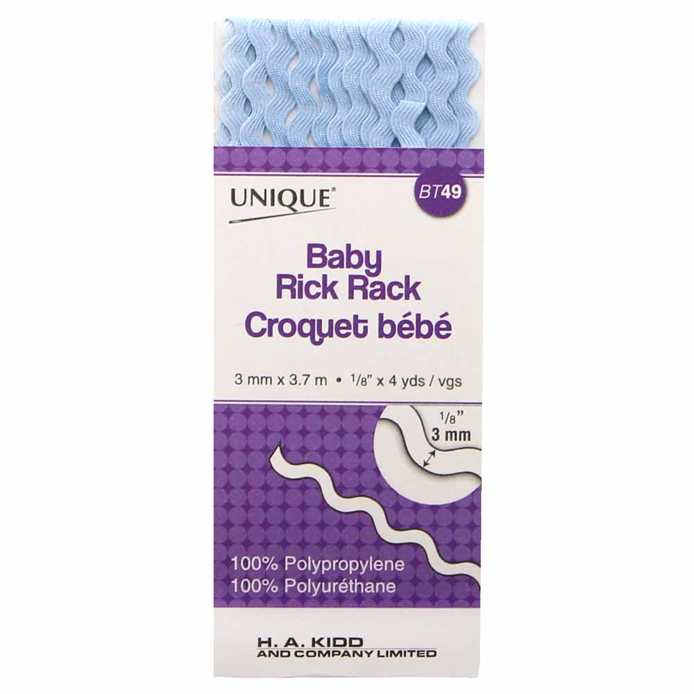 UNIQUE Baby Rick Rack 3.7m Baby Blue 500 – Fabricville