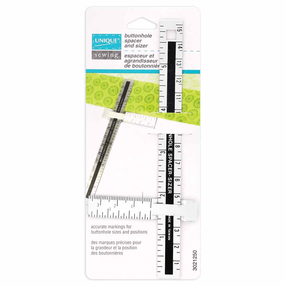 UNIQUE SEWING Button-Hole Spacer & Sizer – Fabricville