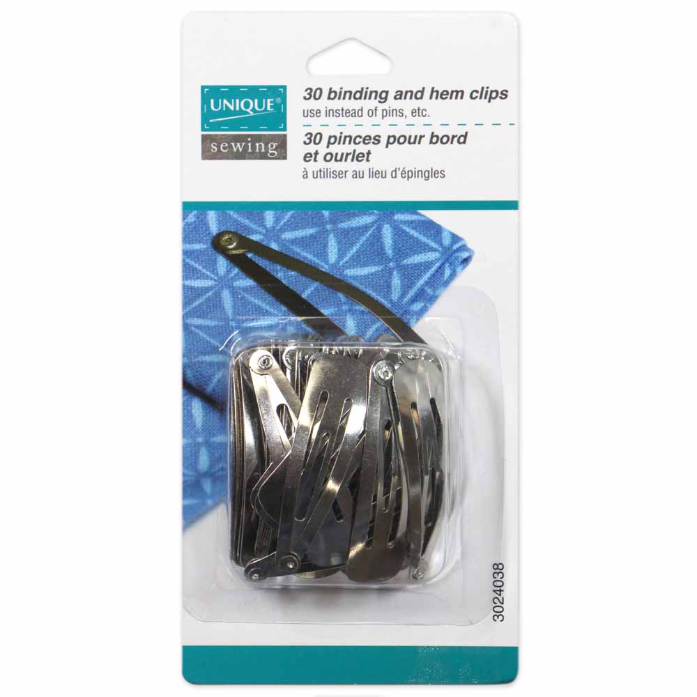 UNIQUE Binding & Hem Clips - 30pcs – Fabricville