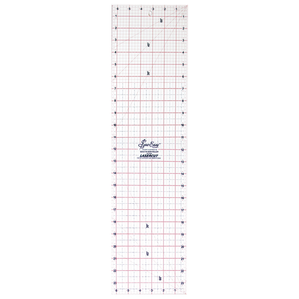 SEW EASY Quilting Ruler - 24" x 6½" (61 x 16.5cm) – Fabricville