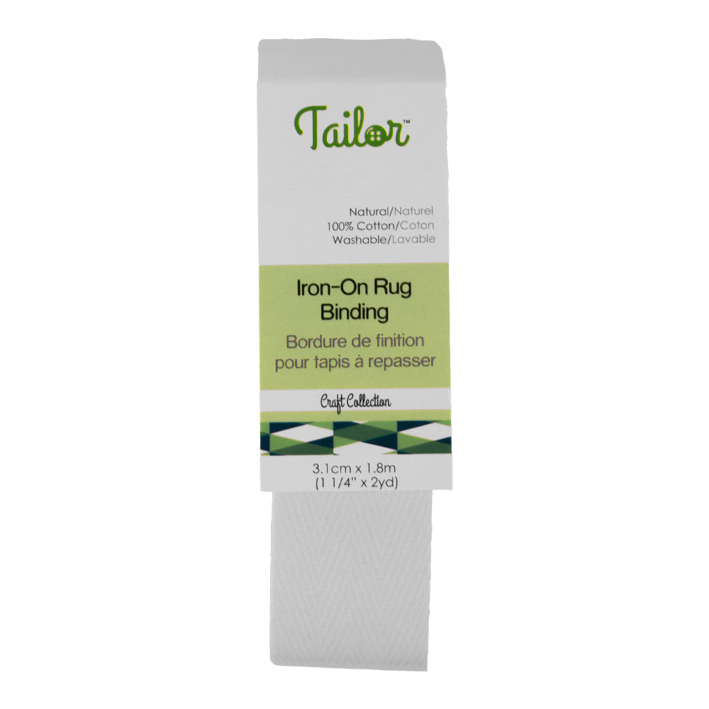 Iron-On Rug Binding 3.1cm x 1.8m (1 1/4" x 2yd) – Fabricville