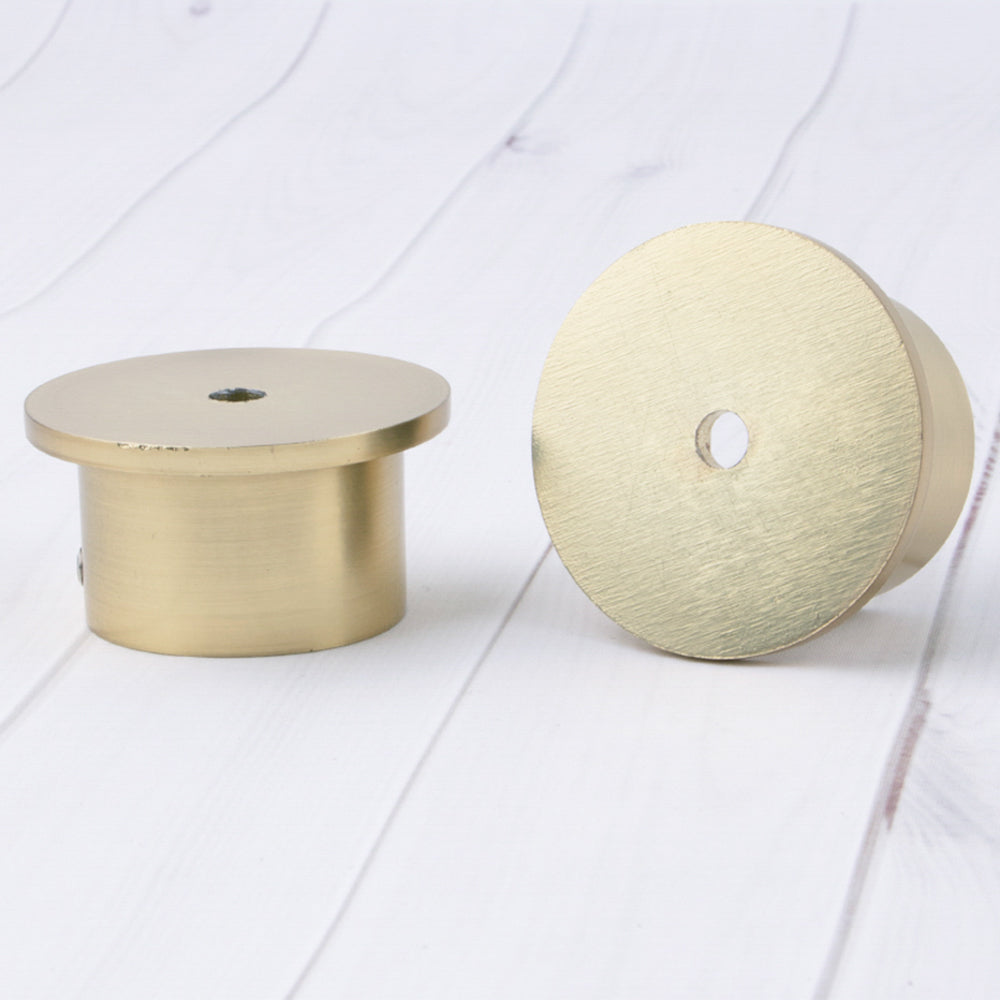 Metal inside mount bracket for 28mm rod - Brushed Brass – Fabricville