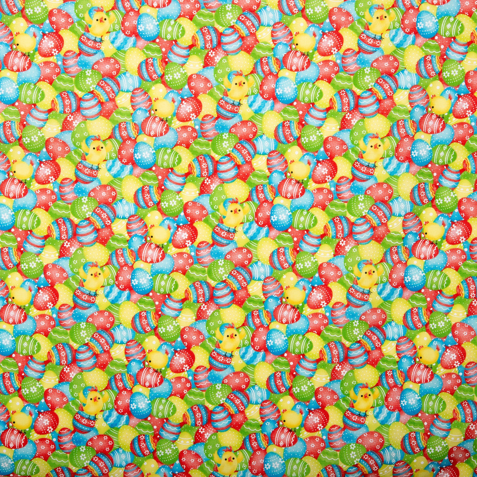 EASTER Printed Cotton - Eggs - Green / Yellow – Fabricville