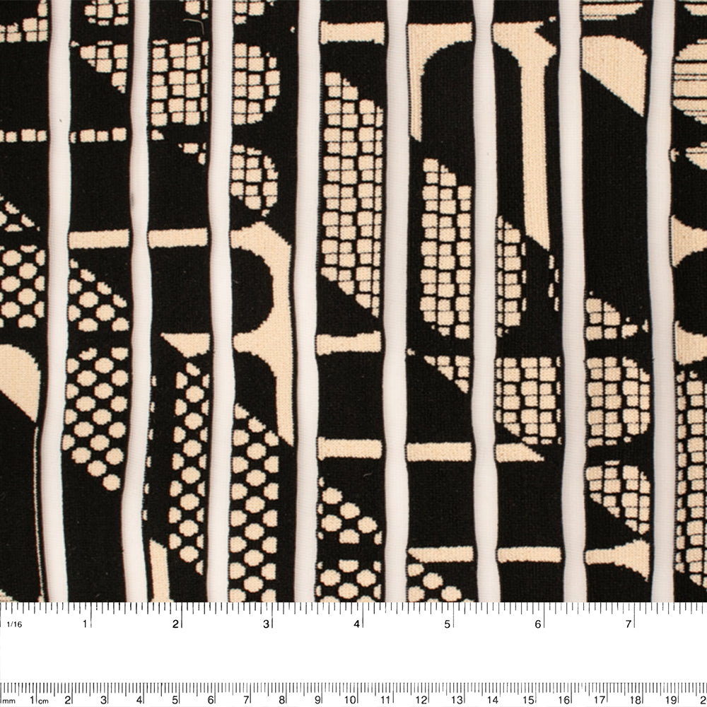 Fancy sample - Abstract - Black / Beige – Fabricville